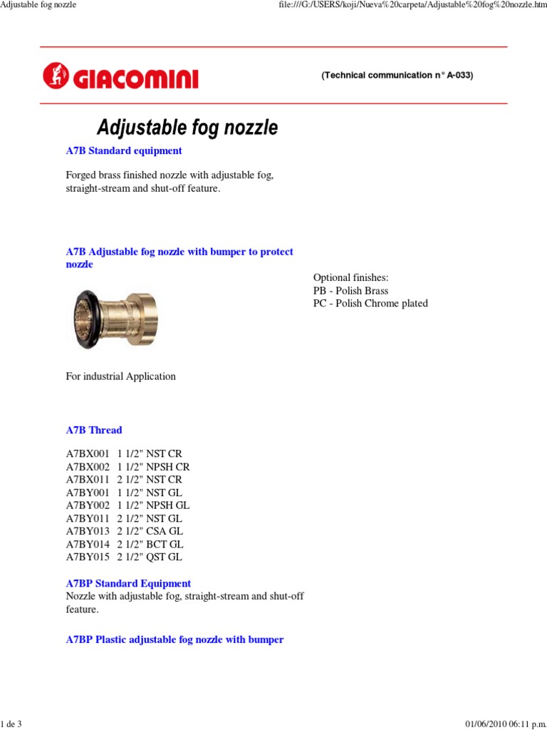 A7B Standard Equipment: (Technical Communication N° A-033) | PDF | Nature