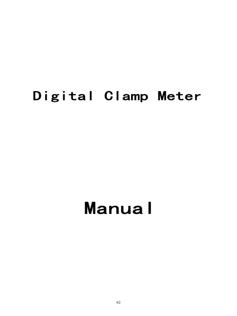 Meterk MK6000 True RMS Clamp Meter | PDF | Alternating Current ...
