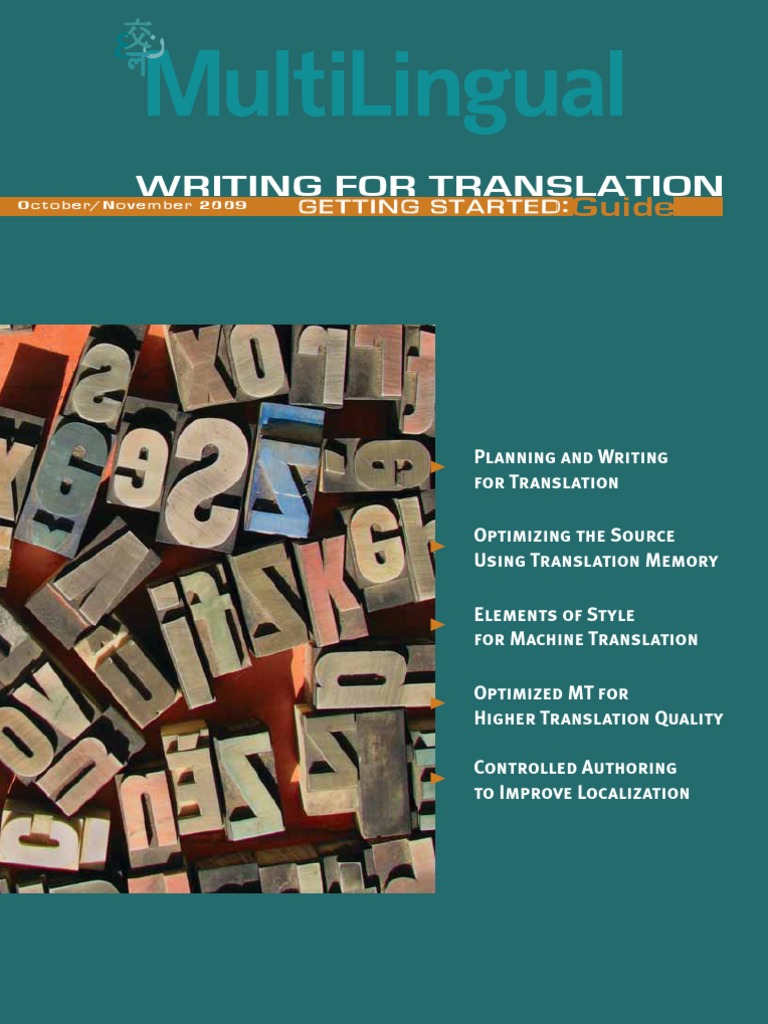 Writing For Translation | PDF | Translations | Page Layout