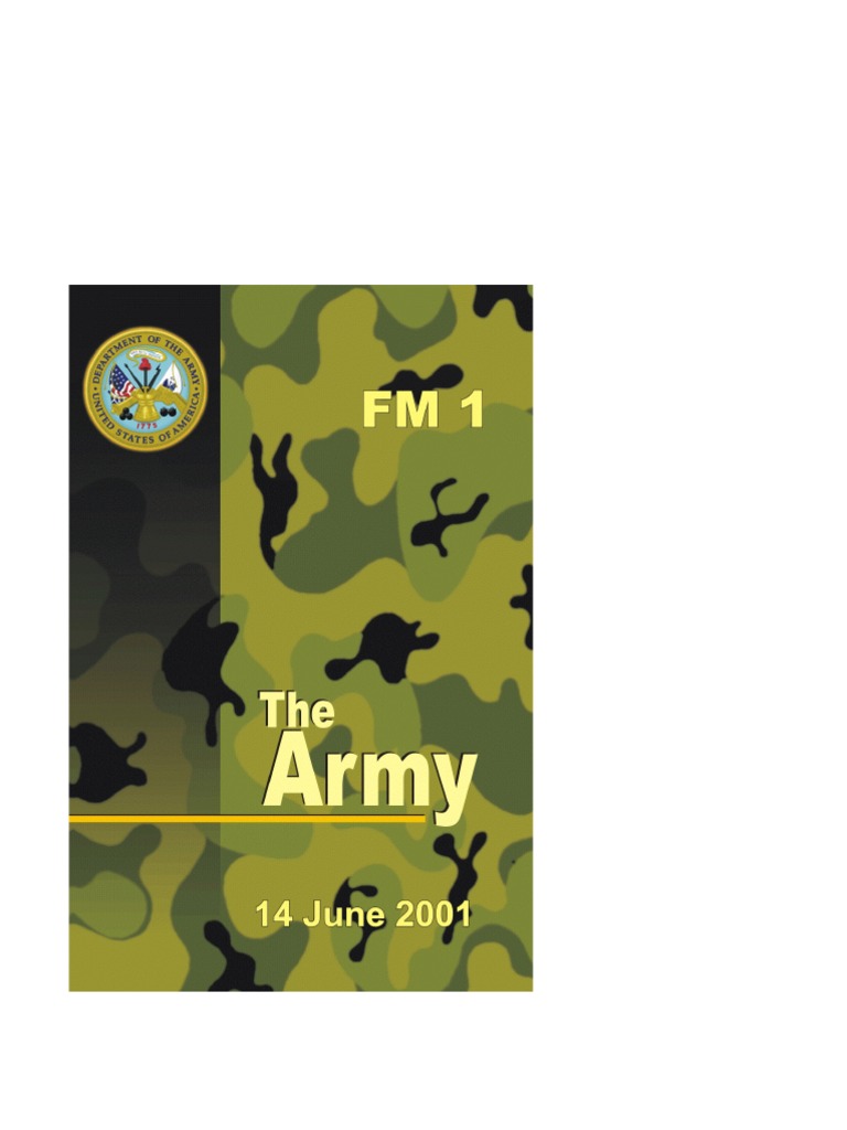 FM 1 The Army | PDF | United States Army | Siege Of Yorktown