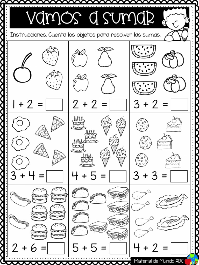 Sumas y Restas 1-10 | PDF