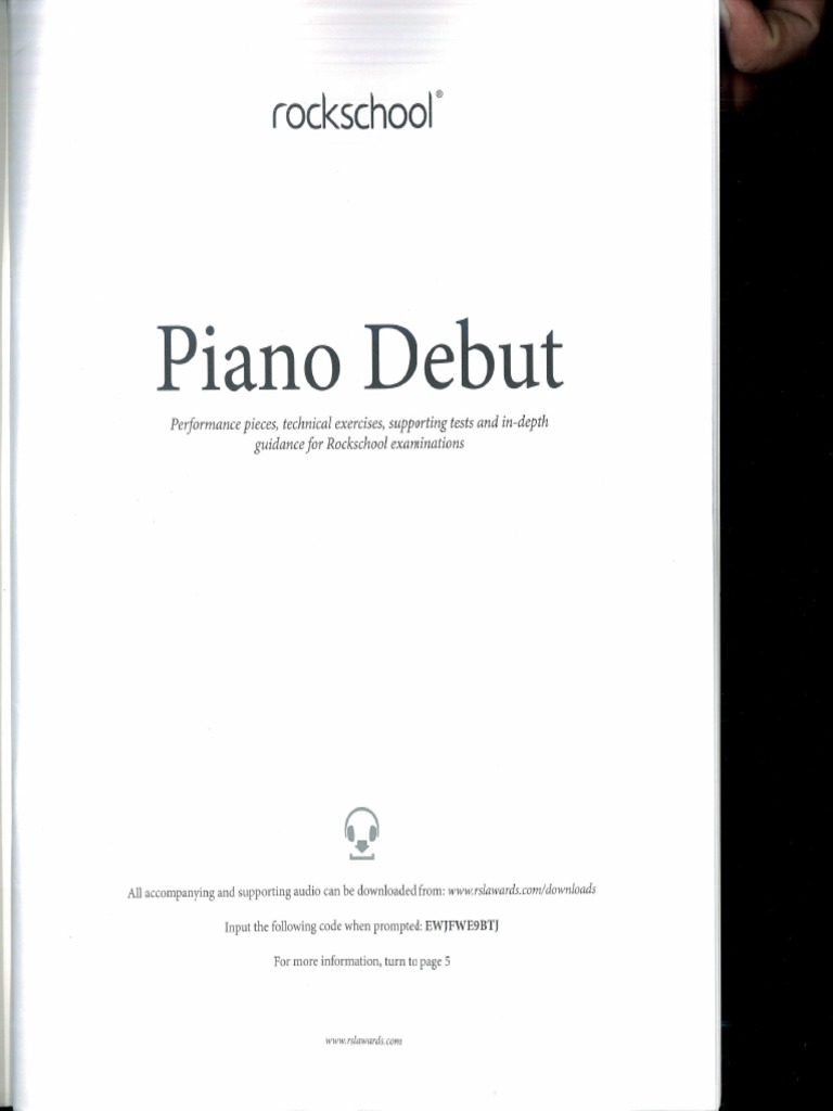 Rockschool Piano Debut | PDF