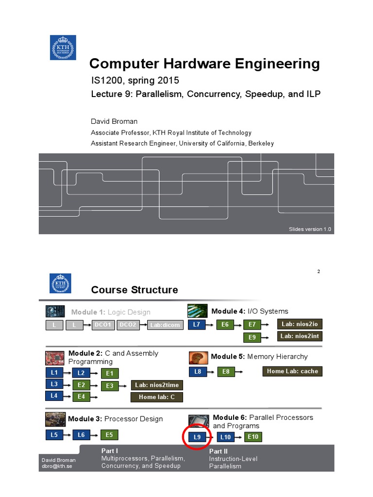 Lecture9 spp2 | PDF | Parallel Computing | Central Processing Unit