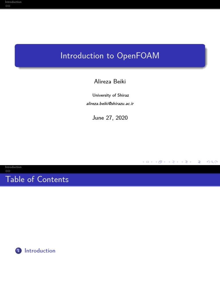 Introdution To Openfoam | PDF | Computational Fluid Dynamics | Fluid ...