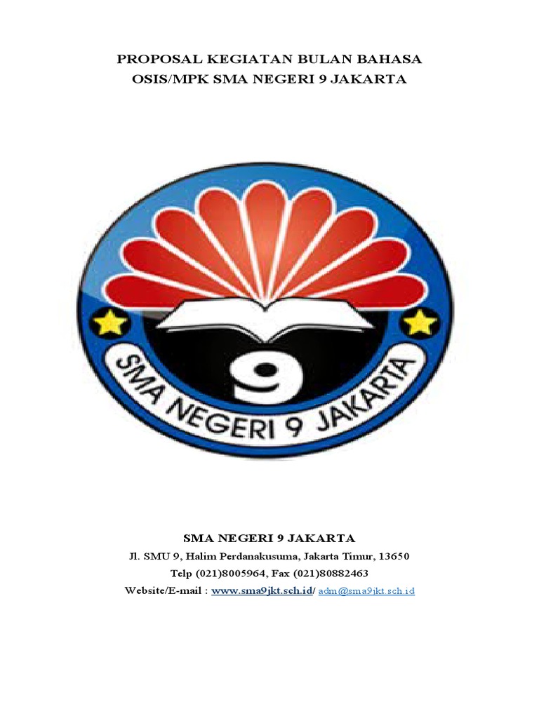 Cover Proposal Bulan Bahasa | PDF