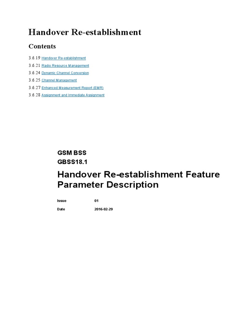 GBSS Feature Documentation GBSS21.1 - 08 20210309221351 | PDF | Radio ...