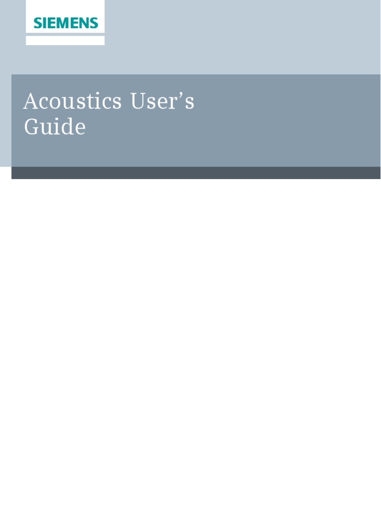 Acoustics User Guide | PDF | Source Code | Viscosity