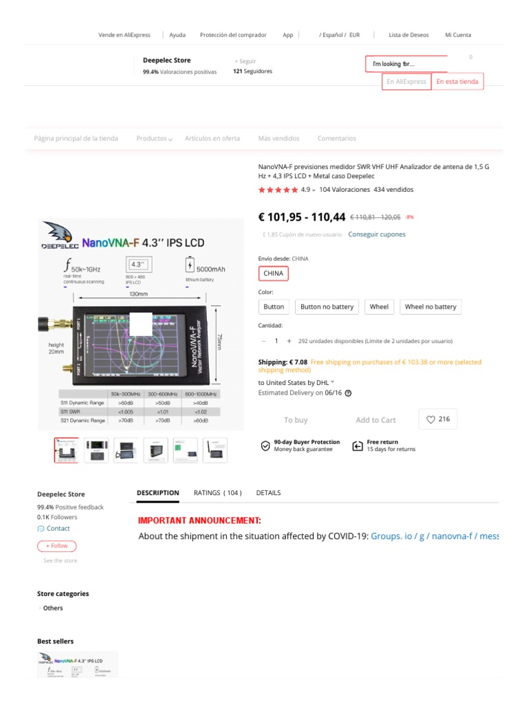 NanoVNA F Info and Guide | PDF | Electronics | Electrical Engineering
