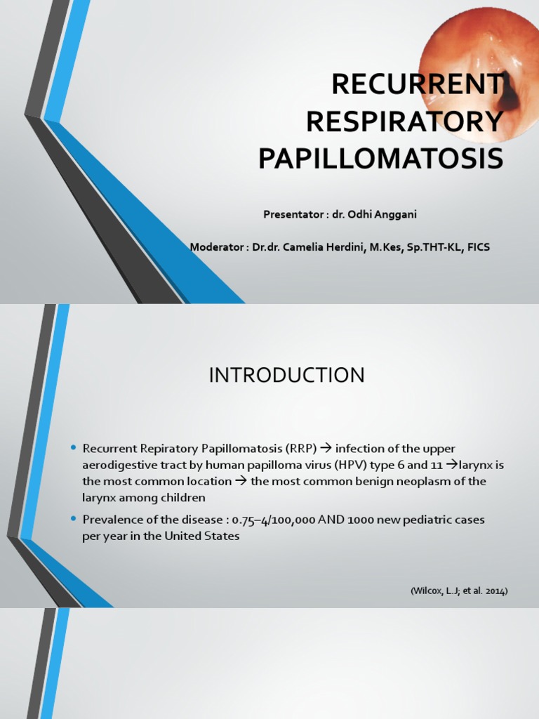 Recurrent Respiratory Papillomatosis | PDF | Larynx | Anatomy