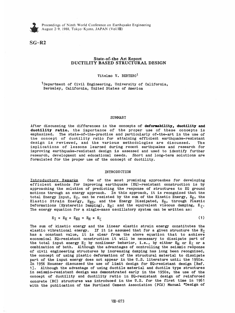 Ductility Based Design | PDF