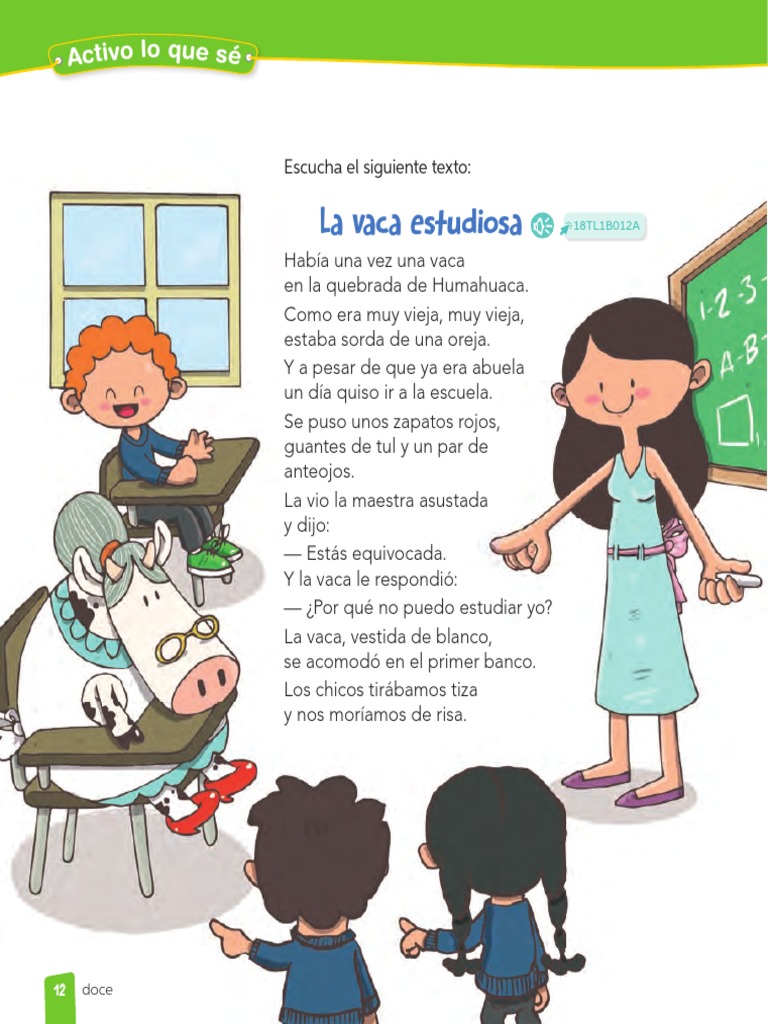 3 - La Vaca Estudiosa - María Elena Walsh | PDF