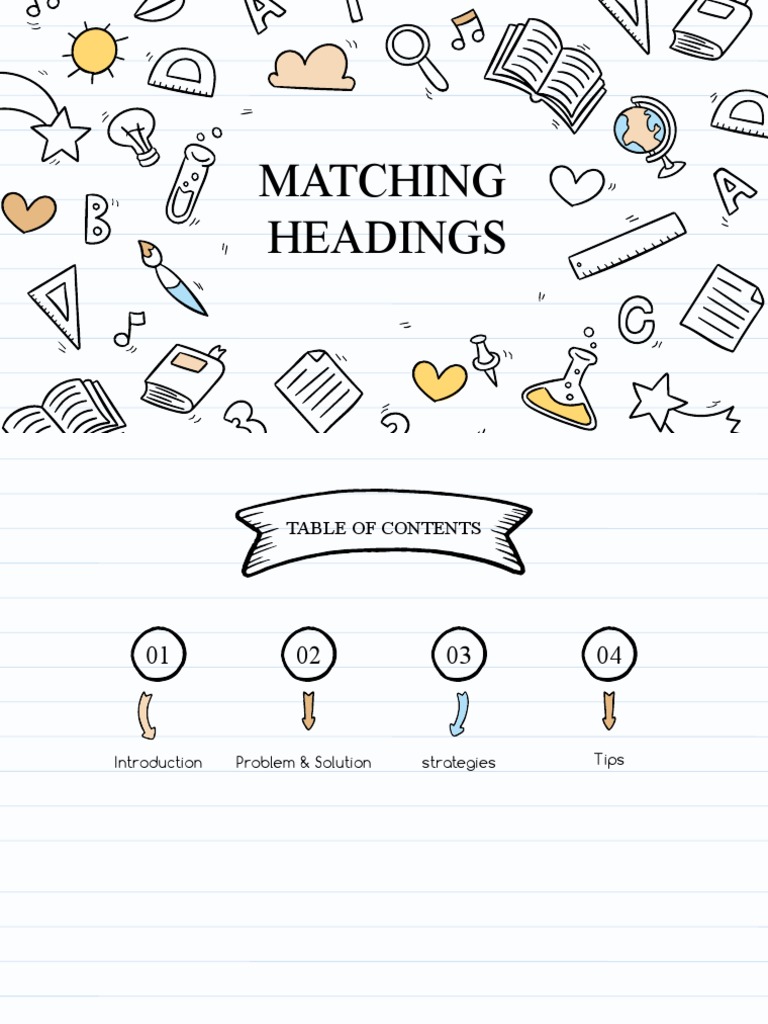Matching Headings | PDF | Planets | Mars