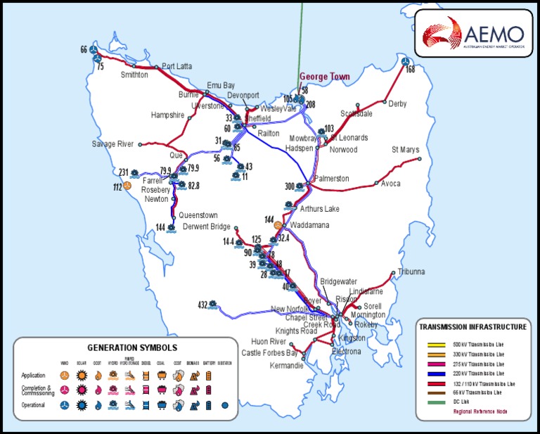 TAS Generation Map | PDF | Sustainable Energy | Electromagnetism