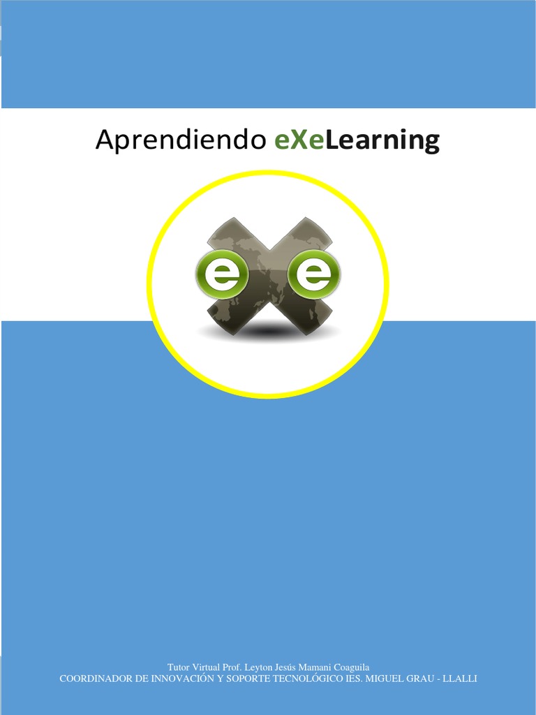 Manual de ExeLearning | PDF | Metadatos | HTML