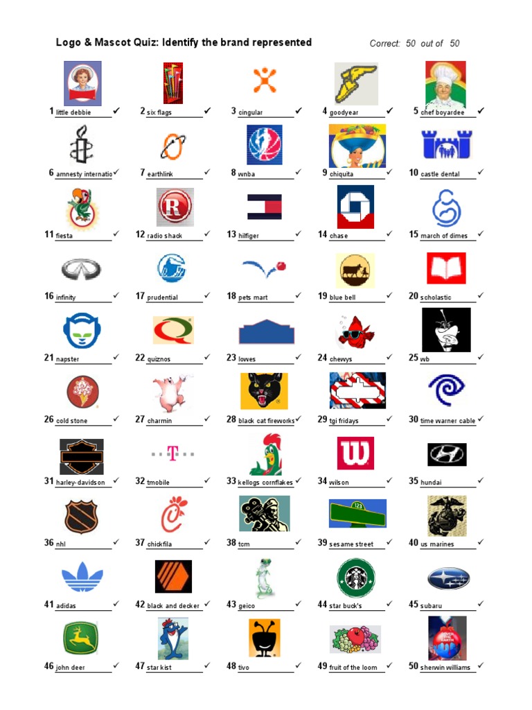 Logo Quiz Answers 1 12