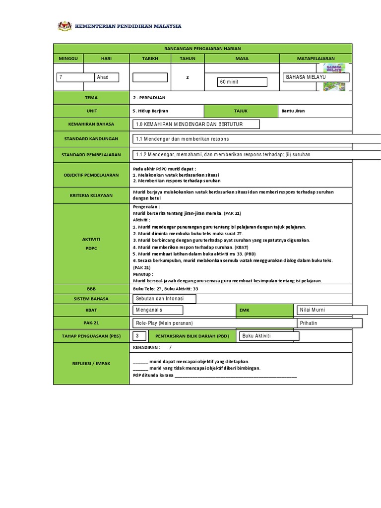 RPH BM THN 2-Unit 5 (m7) | PDF