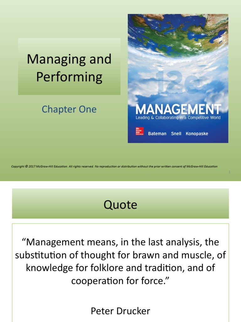 CH 01 PPT Slides | PDF | Competitive Advantage | Skill