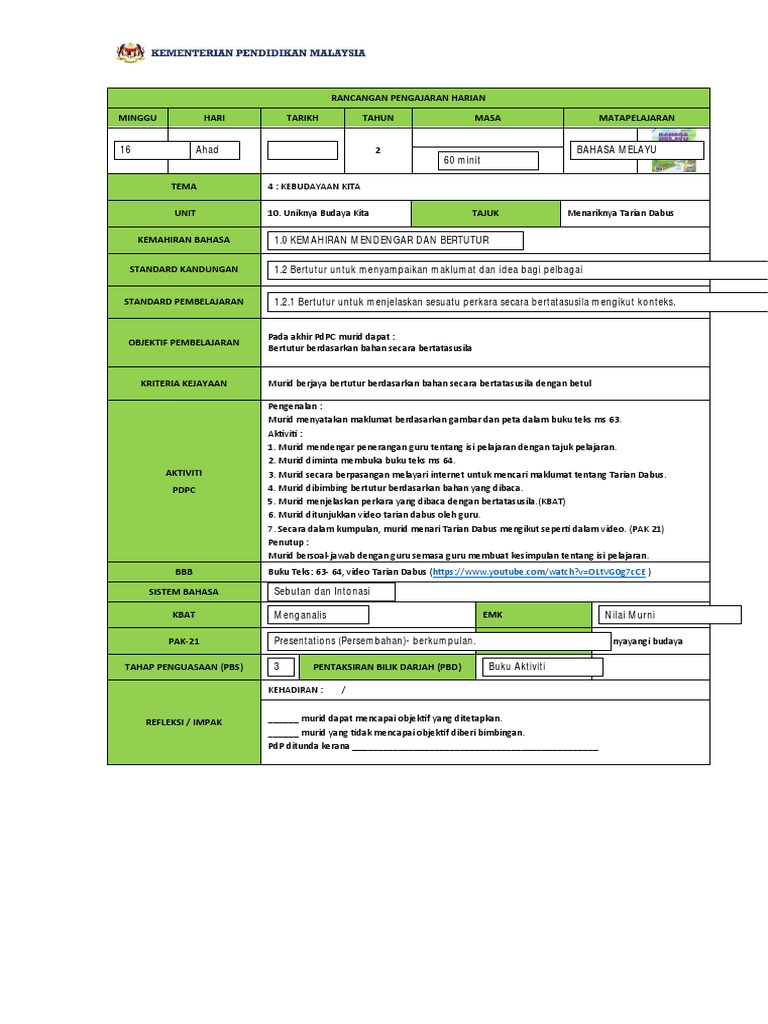 RPH BM THN 2-Unit 10 (m16) | PDF