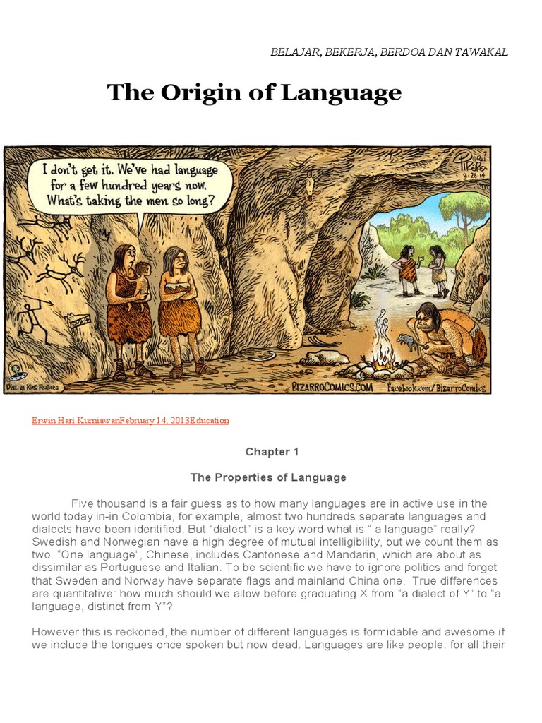 Understanding Language Origins and Structure | PDF