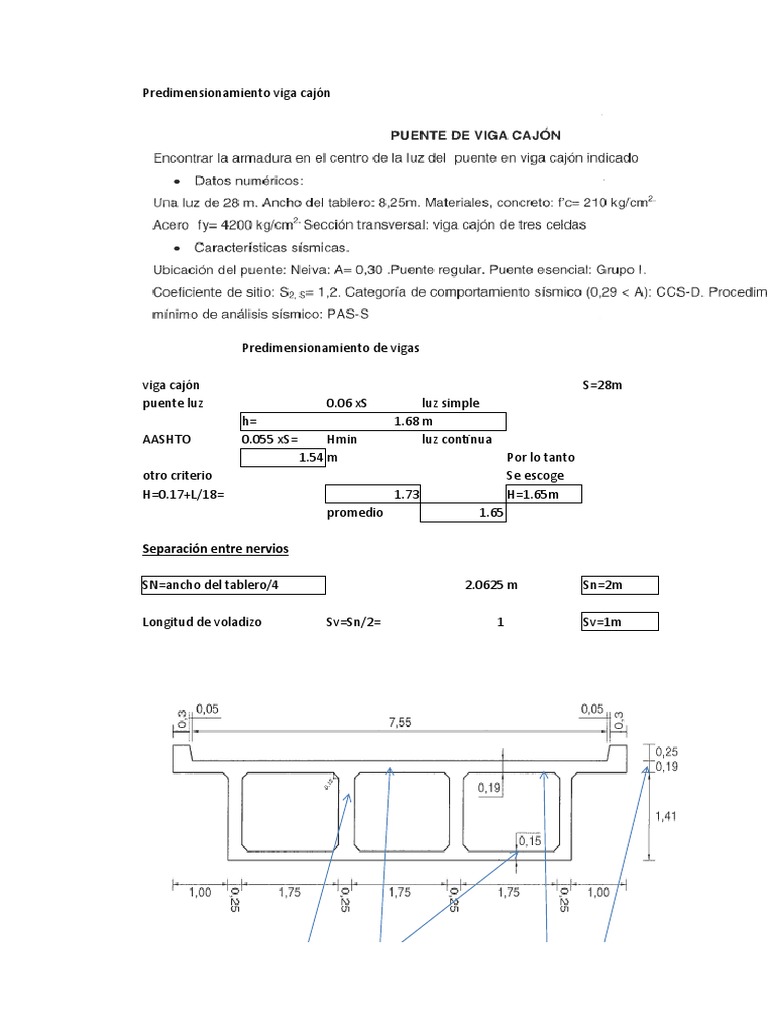 Viga Cajon | PDF | Ingeniero civil