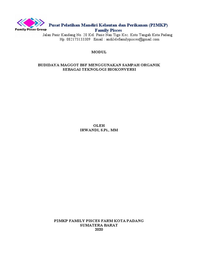 Modul Budidaya Maggot BSF | PDF