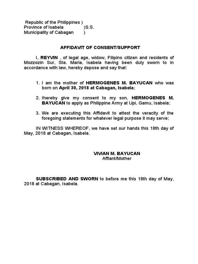 Affidavits of Legal Beneficiaries | PDF | Affidavit | Evidence