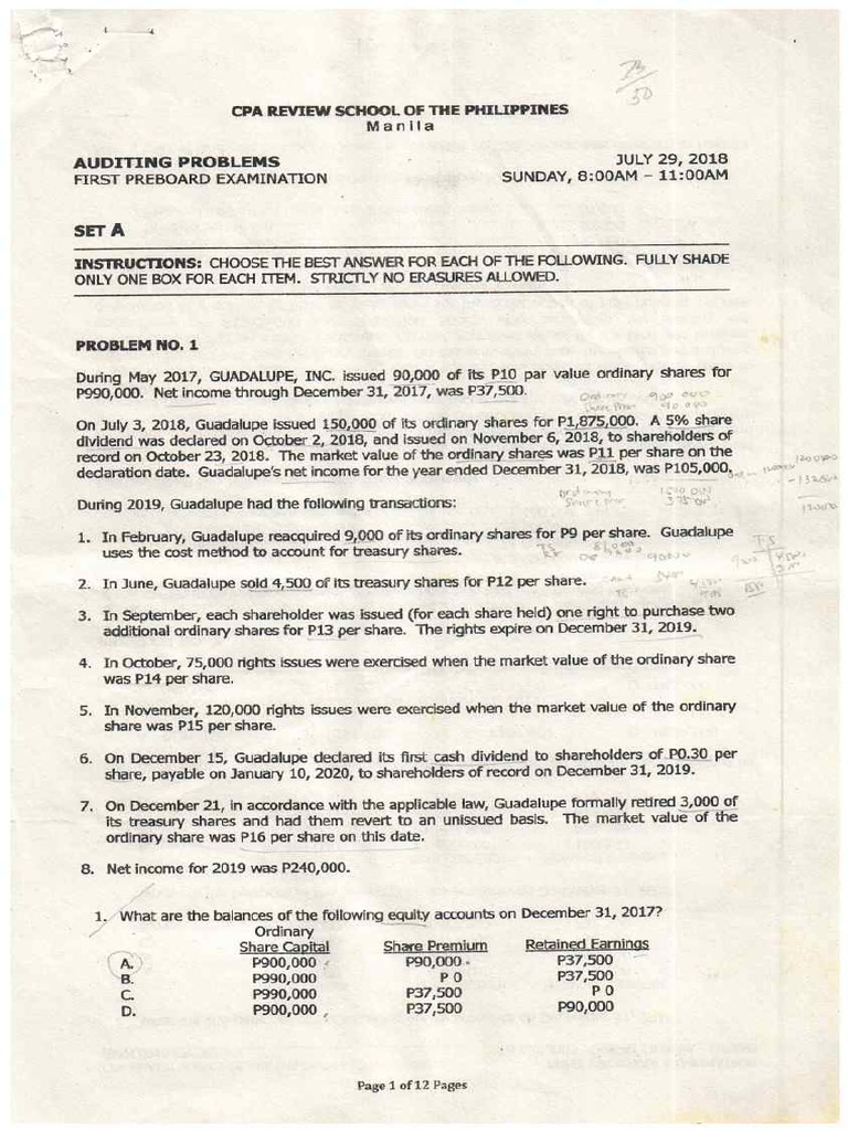 Cpar 1st PB (Audprob) | PDF