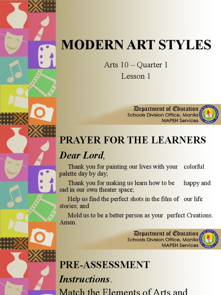 Art Grade 10 Week 1 | PDF | Impressionism | Modern Art