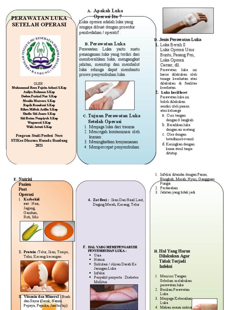 Leaflet Perawatan Luka | PDF