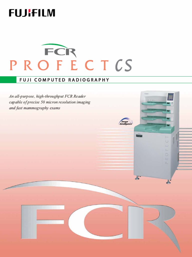 FUJIFILM FCR PROFECT CS Specifications: Fuji Computed Radiography | PDF ...