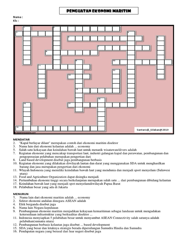 TTS Penguatan Ekonomi Maritim | PDF | Perjalanan | Sains & Matematika