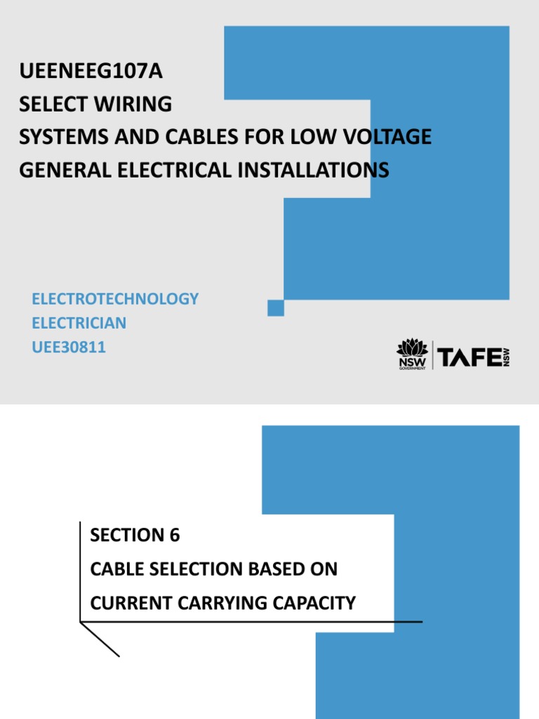 Determining Cable Size Through Current Carrying Capacity Calculations ...