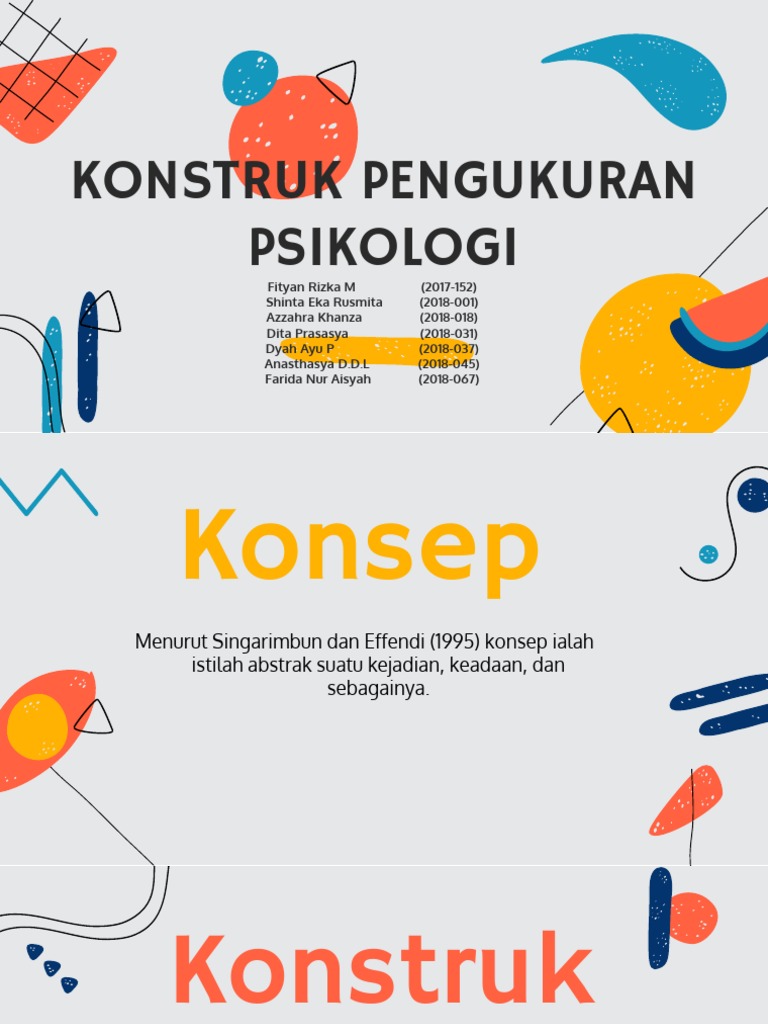 Konstruk Pengukuran Psikologi | PDF | Karier & Perkembangan | Sains ...
