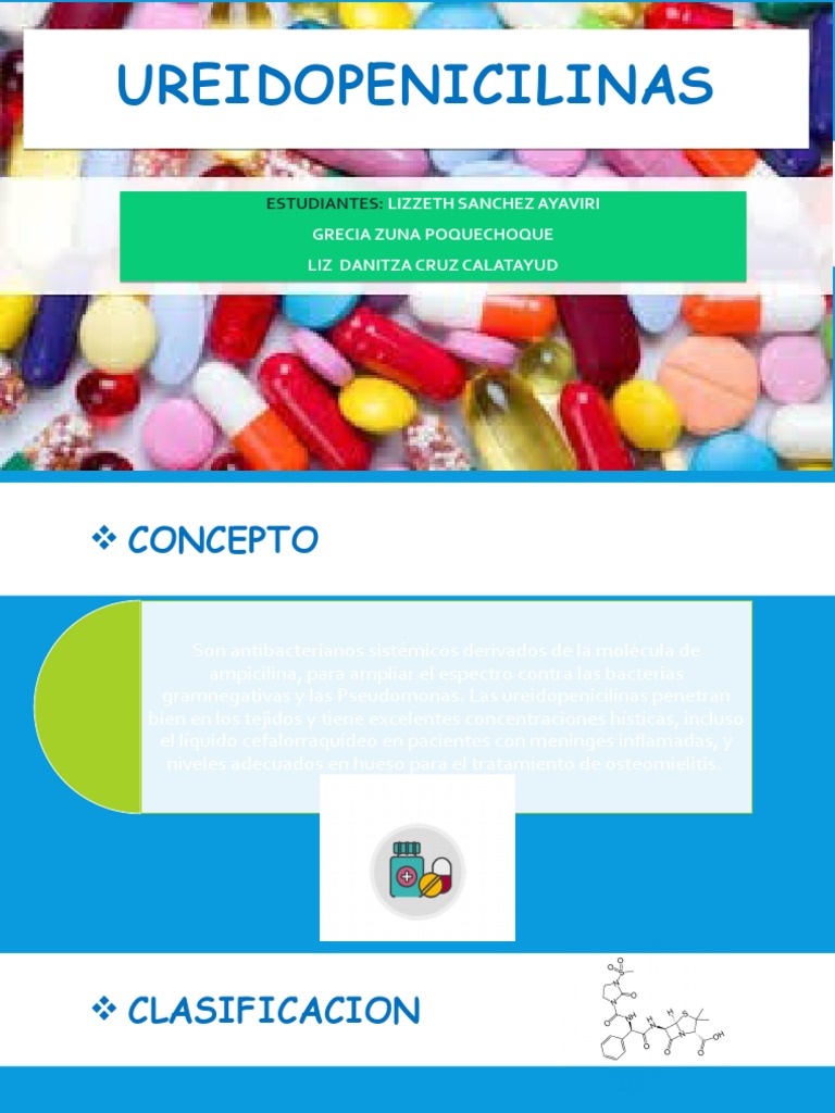 Ureidopenicilinas | PDF | Penicilina | Drogas