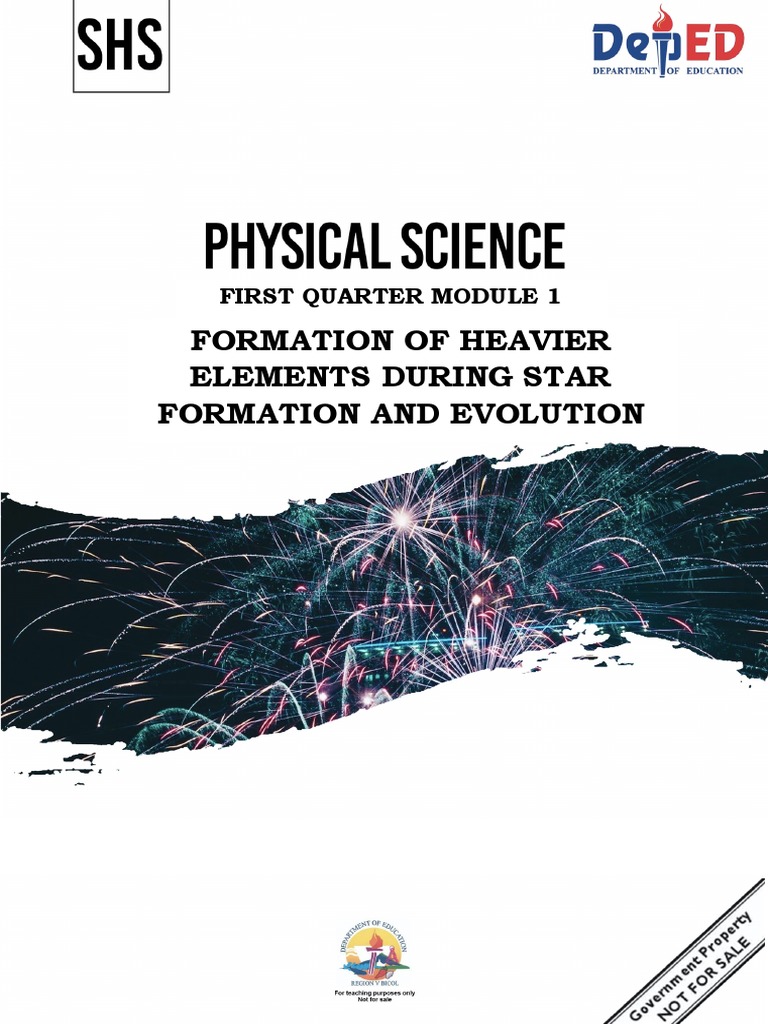 Core-Physical Science Q1 SLM - 1 | Download Free PDF | Universe | Big Bang