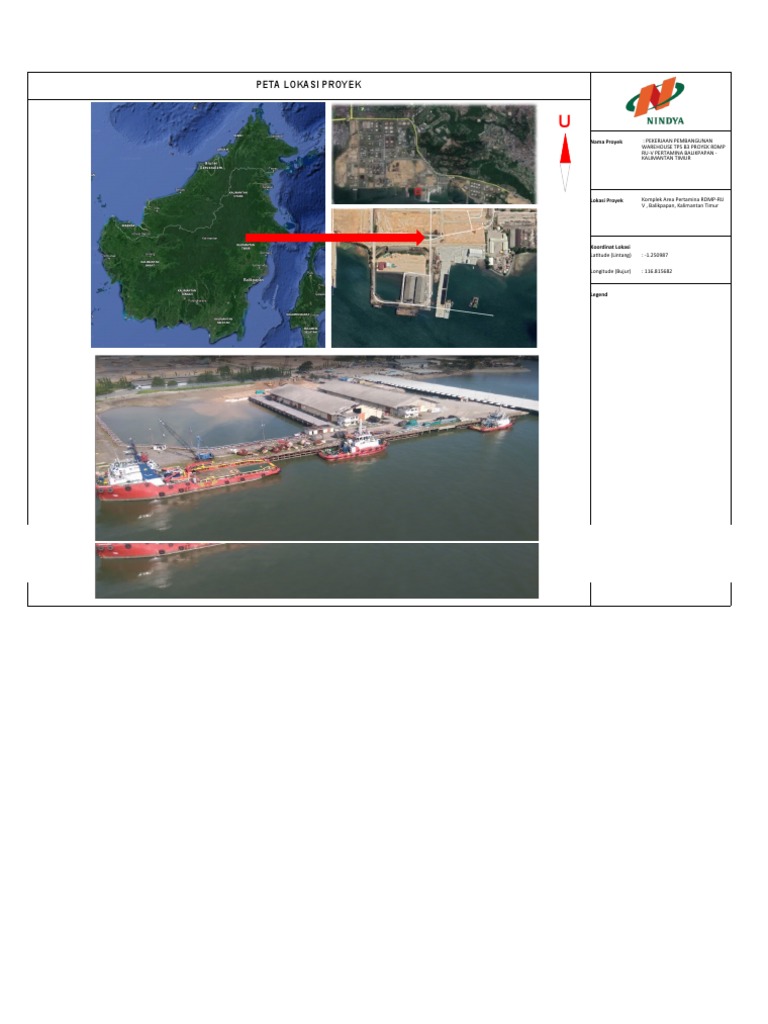 Fm-Lokasi & Layout Proyek - Tps b3 Pertamina | PDF