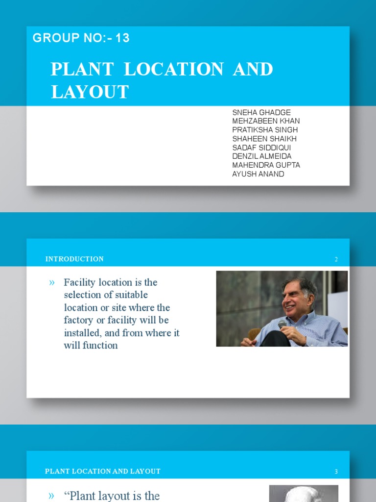 PTQM Plant Location and Layout | PDF | Economies | Industries