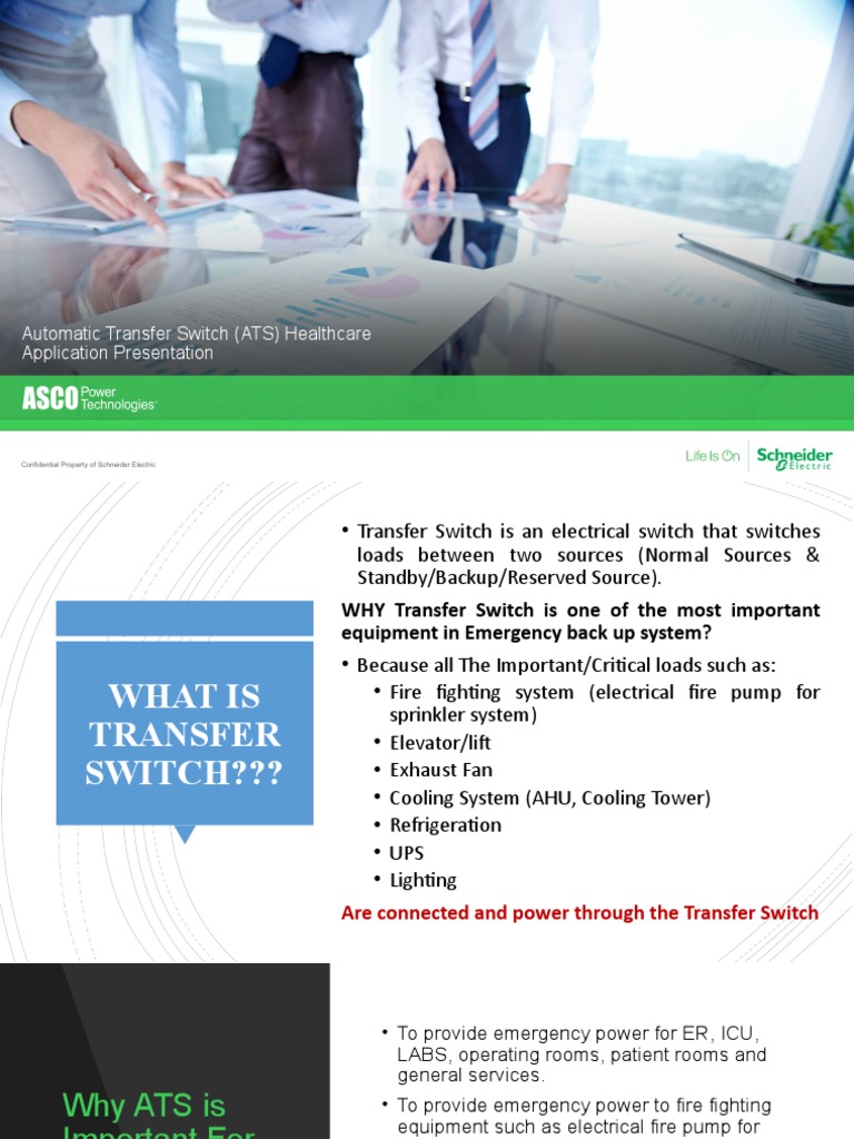 ATS Healthcare Application | PDF | Switch | Equipment