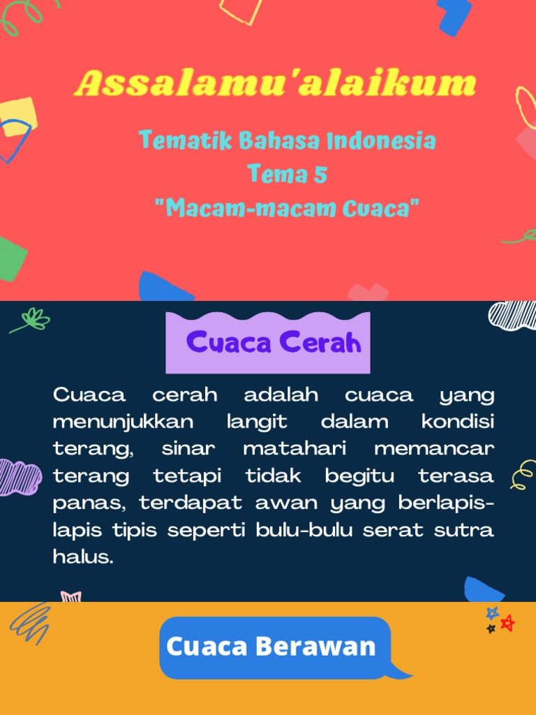 Jenis-Jenis Cuaca di Indonesia | PDF