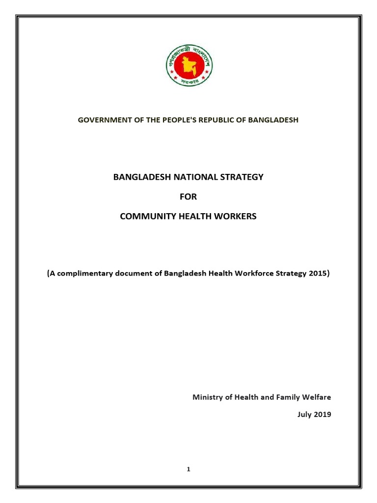 CHW Strategy | PDF | Health System | Health Care