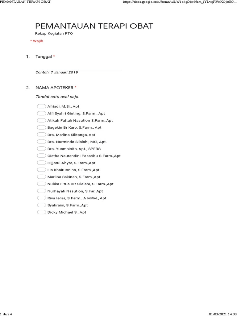 Pemantauan Terapi Obat | PDF