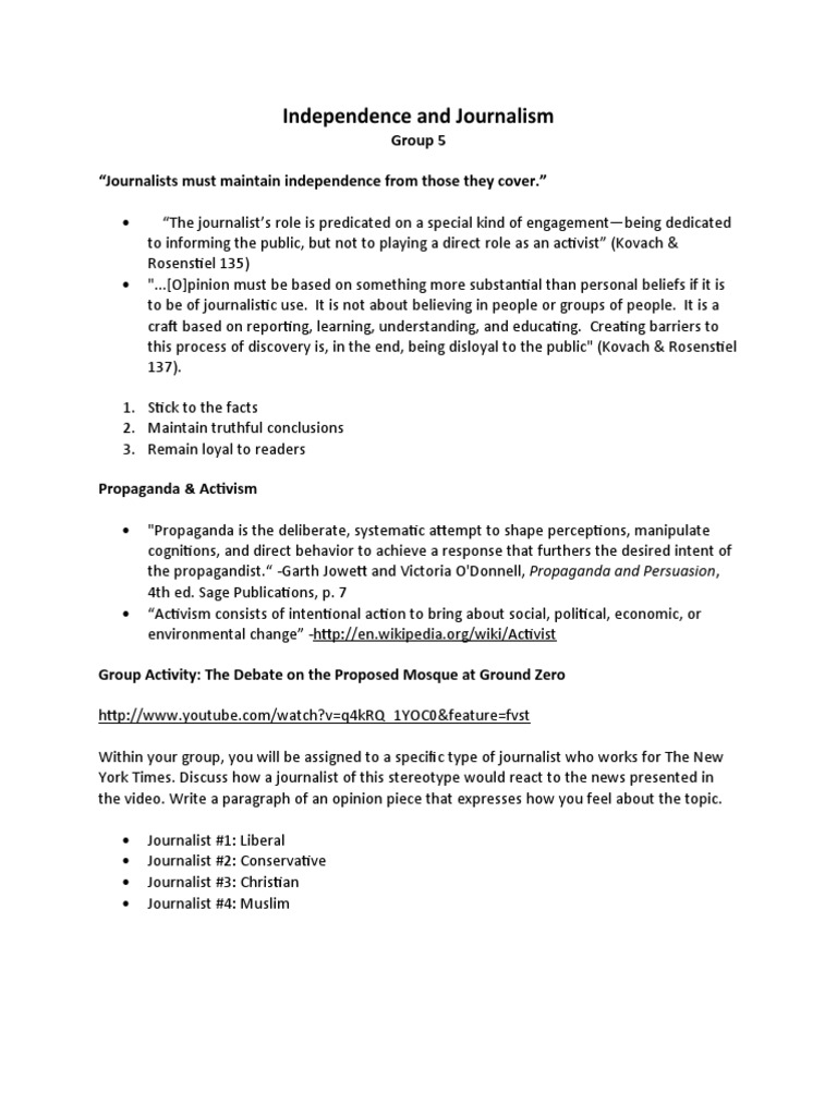 Group 5 Handout | PDF