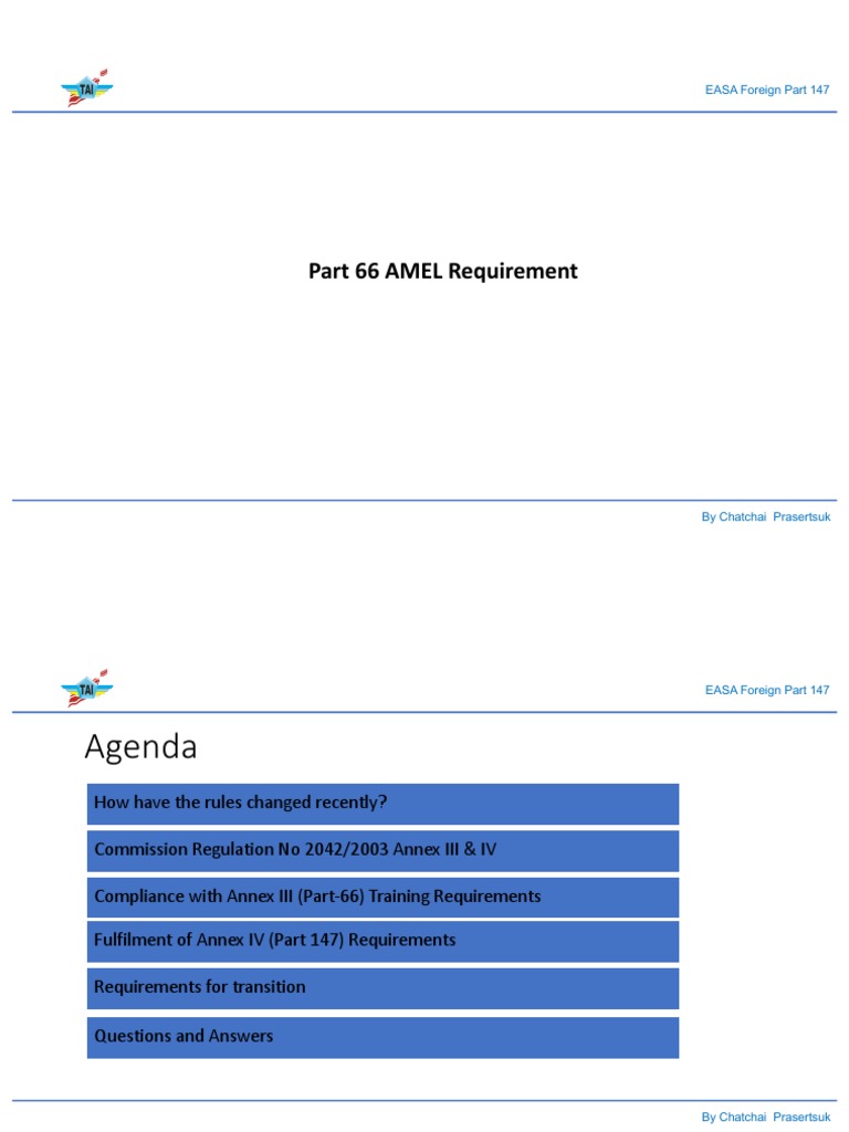 EASA Part 147 Training Guide | PDF | Aviation