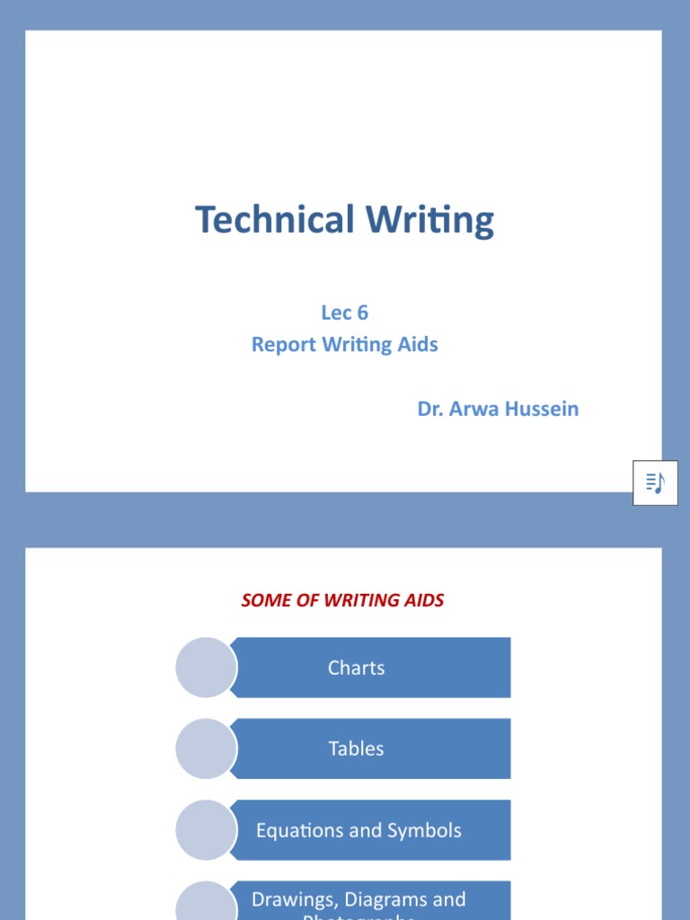 Technical Writing Aids for Reports | PDF | Chart | Pie Chart