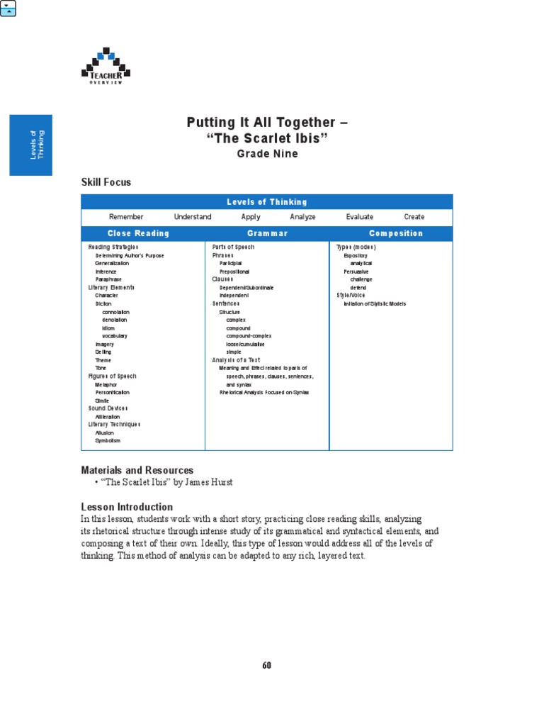 Levels of Thinking | PDF | Verb | Part Of Speech