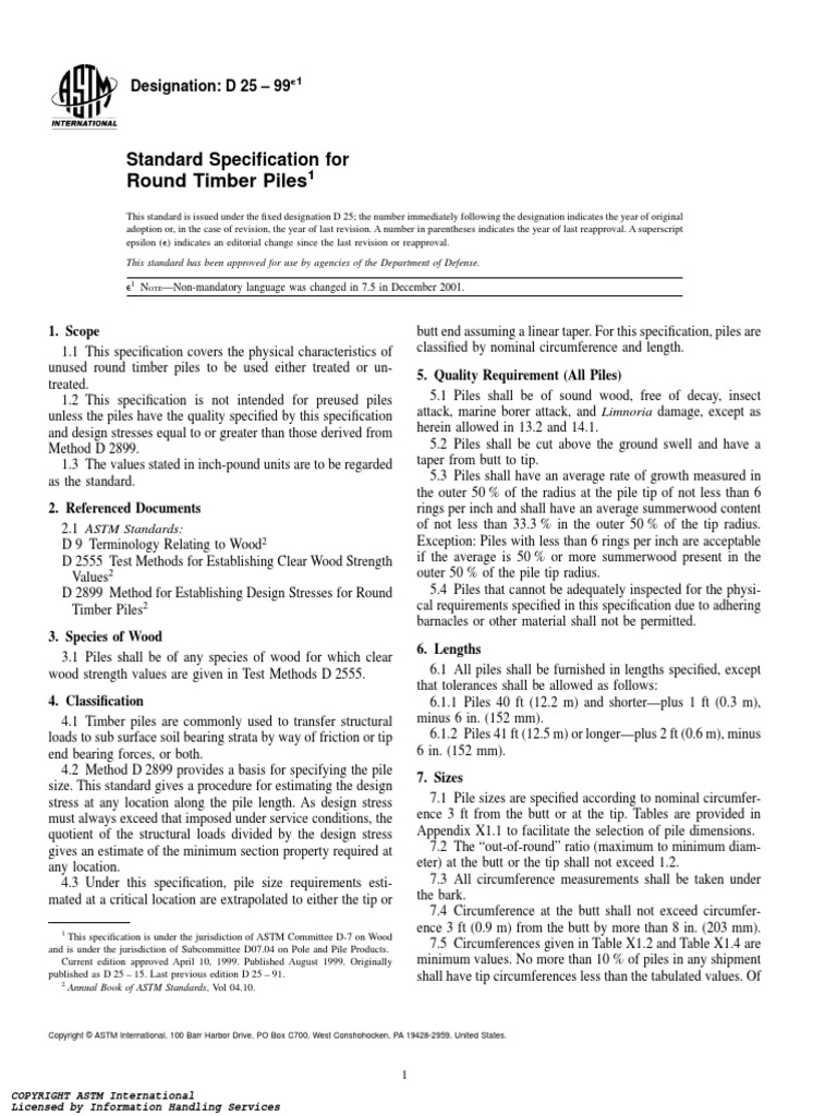 Astm D25 | PDF | Lumber | Wood