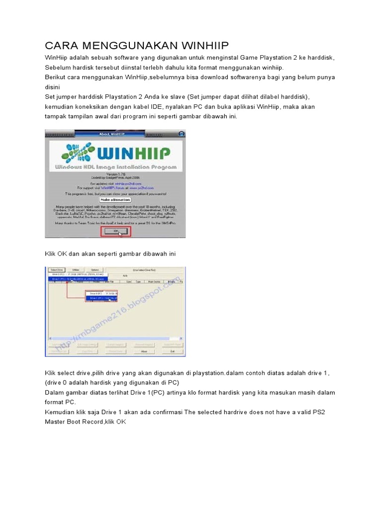 Cara Menggunakan Winhiip | PDF | Game & Aktivitas