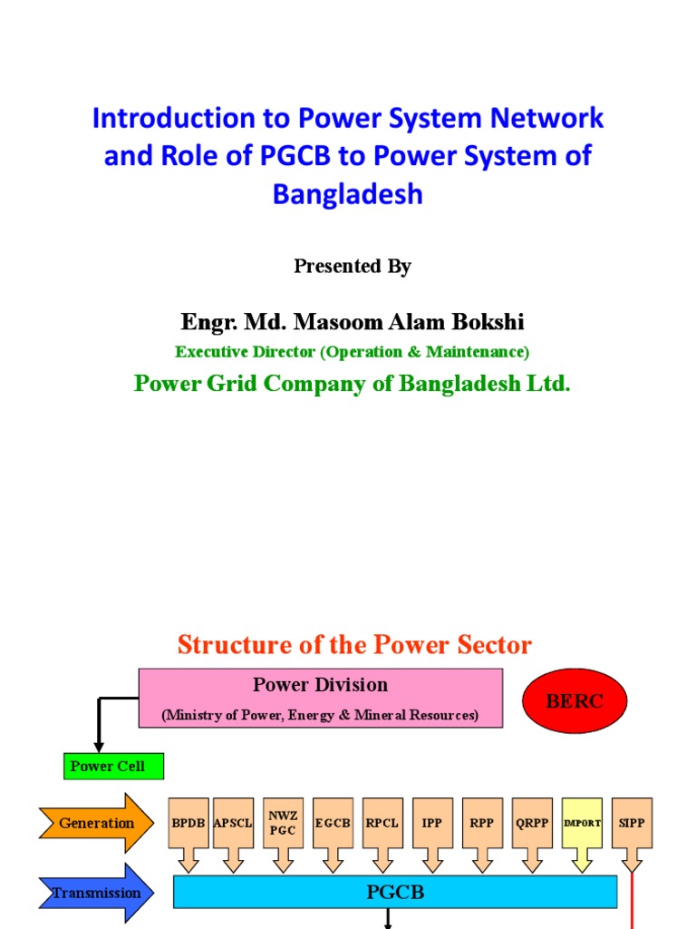 Introduction to Bangladesh's Power Transmission Network and Role of PGCB | PDF | Electric Power ...
