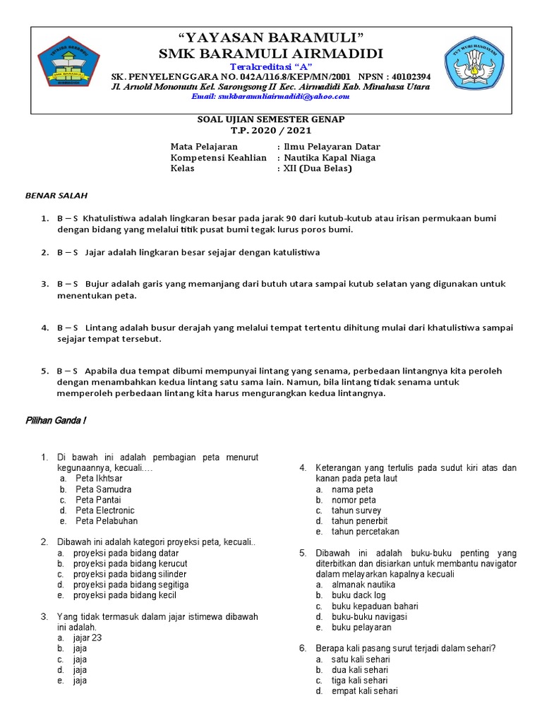 Soal Ipd 2021 Alex | PDF