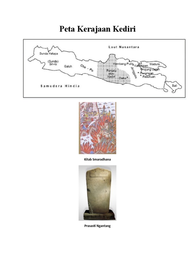 Peta Kerajaan Kediri | PDF